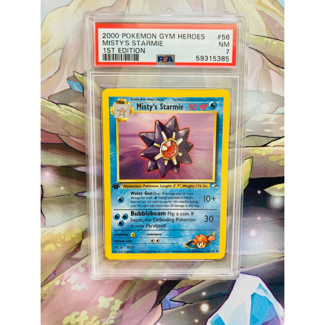 Pokemon PSA 7 Misty's Starmie – retroforless